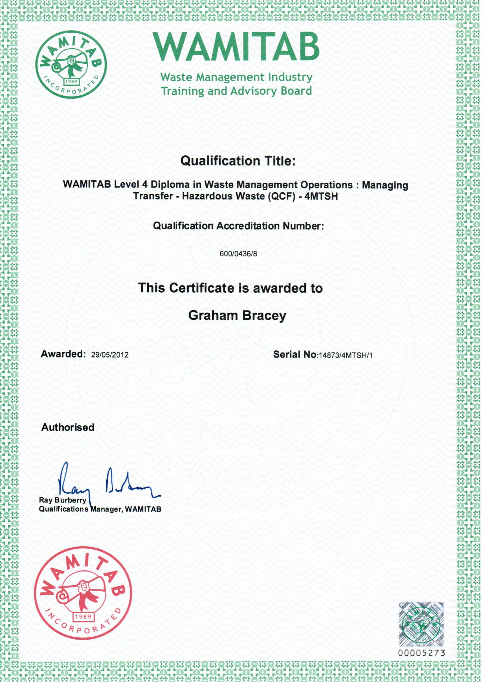 Quality Assurance | Central Waste Oils